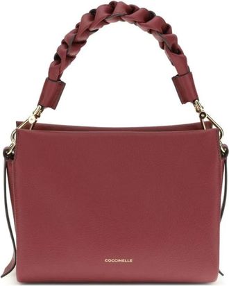 Coccinelle Femme, Sacs, Rouge, Taille: ONE Size Sac à main Boheme en cuir