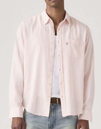 Levi's Sunset Standard Pumice Stone Co - Hemd in Rosa mit einer Brusttasche