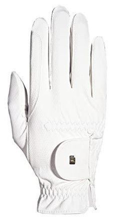 Roeckl Roeck Grip Gants déquitation de Couleur Blanc, Taille: 7