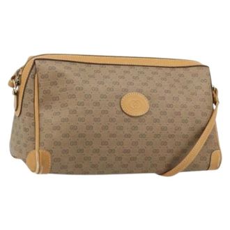 Gucci Sac bandouli&egrave;re GG Micro Small Vintage Pre-owned - Femme - Pre-owned - Beige - Taille: ONE Size