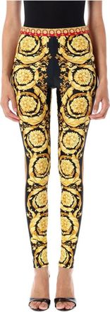 Versace Femme, Pantalons, Multicolore, Taille: 38 FR Barocco Leggings