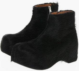 Marni Fur Booties with Inner Zip size 36