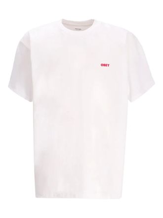 Obey t-shirt en coton - Blanc