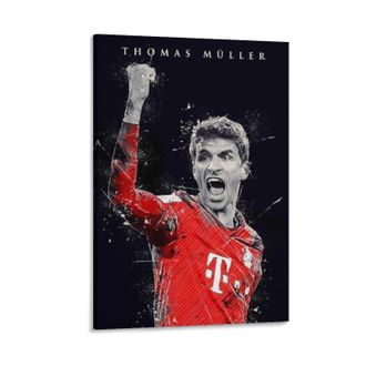 Generic Fu&szlig;ball-Superstar Thomas Muller Poster (11), Heimdekor-Poster, Wandkunst, zum Aufh&auml;ngen, dekoratives Gem&auml;lde, Poster, 40 x 60 cm