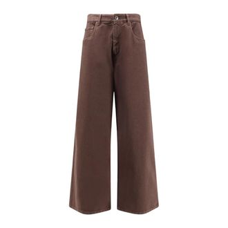 Brunello Cucinelli Wide Jeans - - Jeans - Damen - Braun - L