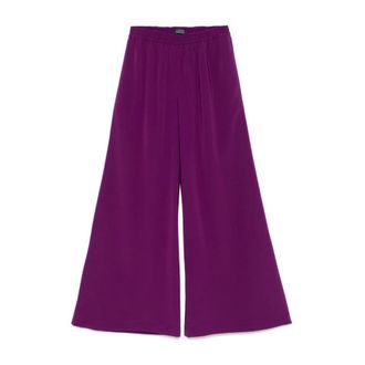 Gianluca Capannolo Elastische Palazzo Antonia Hose - - Trousers - Damen - Lila - L