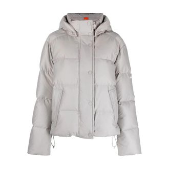 Ralph Lauren Abnehmbare Kapuzen-Pufferjacke - - Jackets - Damen - Grau - L