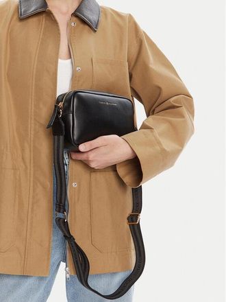 Tommy Hilfiger Handtasche Th Logotape AW0AW17689 Schwarz