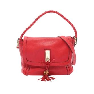 Gucci Pre-owned Bella 2way Leder Schultertasche - - Pre-owned - Damen - Rot - ONE SIZE