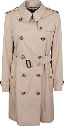 Burberry Kensington Mid Su - - Coats - Damen - Rosa - XS