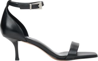 Estro & Luminara Femme, Chaussures, Noir, Taille: 36 EU Genuine Leather Strappy Sandal