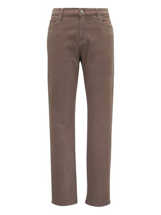 Frame Denim jean slim &agrave; taille mi-haute - Marron