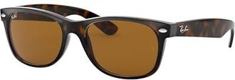 Ray-Ban Unisex-Adultes Nouveau Wayfarer Ray-Ban Nouveau Wayfarer Lunettes de soleil, RB 2132 52 710 52 mm Tortoise,Brown B-15