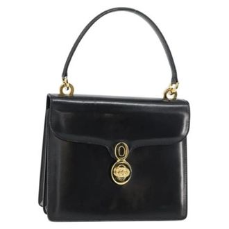 Gucci Pre-owned Vintage Leder Handtasche - - Pre-owned - Damen - Schwarzk - ONE SIZE
