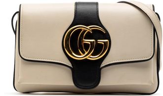 Gucci Hobo Bags - Small Bicolor Leather Arli Crossbody - Gr. unisize - in Braun - f&uuml;r Damen