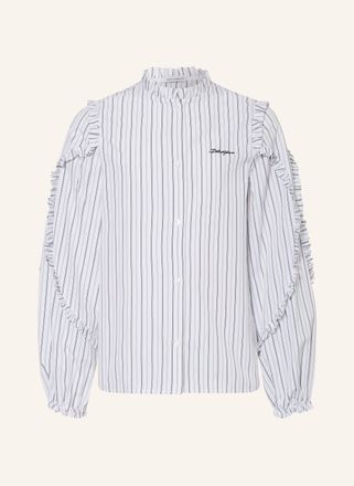 Dolce & Gabbana Bluse Mit R&uuml;schen weiss