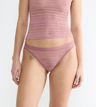 sloggi String SLOGGI FREE Evolve, Damen, Gr. 1, rosa (date night pink), Single Jersey, Obermaterial: 65% Polyester, 35% Elasthan, unifarben, k&ouml;rpernah, Unter
