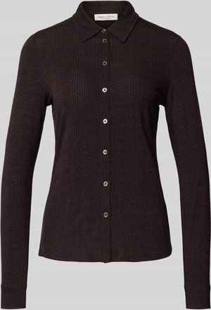 Marc O'Polo Regular Fit Hemdbluse aus Viskose-Mix