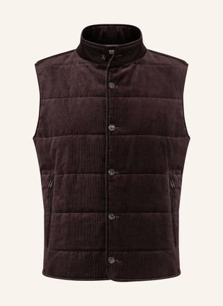 Windsor Windsor. Steppweste Erice Aus Cord rot
