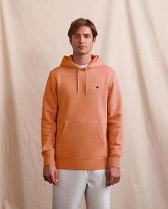 Faguo Sweat &agrave; capuche brique clair