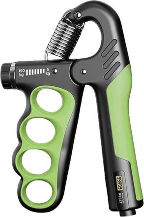 Generic Hand Grip Strengthener Finger Handgrip Wrist Squeezer Exerciser Tool Arm Wrist Forearm Trainer with Counter Ergonomic Hand Gripper 5-150KG Resistance 