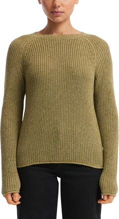 QS by s.Oliver Melierter Strickpullover mit Raglanärmeln