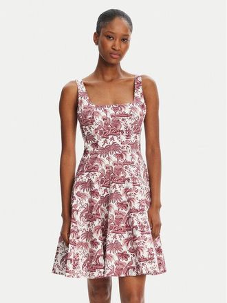 Staud Sommerkleid Wells R25R2222SP Rosa Regular Fit