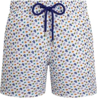 Vilebrequin Homme, Maillots de bain, Multicolore, Taille: XS Moorea Micro Ronde des Tortues Swim Shorts