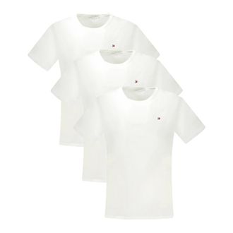 Tommy Hilfiger Homme, Tops, Blanc, Taille: 2XL T-shirt &agrave; Manches Courtes (Lot de 3)