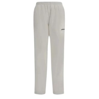Balenciaga Wei&szlig;e Sweatpants mit elastischen B&uuml;ndchen und Logo - - Trousers - Damen - Wei&szlig; - M