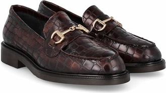 Lince Lince Mocassins avec ornement m&eacute;tallique confortable | Semelle en caoutchouc | Semelle int&eacute;rieure en gel amovible | I51206 | Fabriqu&eacute; en Espagne, Cuir