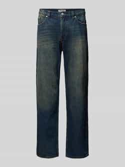 Review Baggy Fit Jeans mit Label-Patch