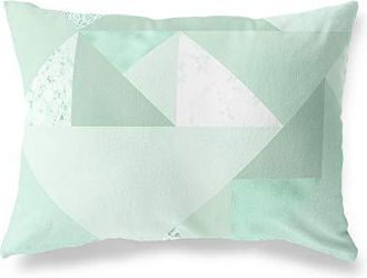 Bonamaison Le Jardin du Lin Kissen Zierkissenbezug Zufälliges Muster Kissenbezug, Weich Bequem, Für Zuhause Autos Büro Sofa Wohnzimmer Couch Schlafzimmer Dekor, 