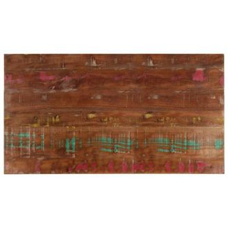vidaXL Dessus de table 100x50x2,5cm rectangulaire bois massif r&eacute;cup&eacute;r&eacute; Vidaxl