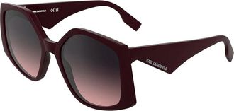 Karl Lagerfeld Femme, Accessoires, Rouge, Taille: ONE Size Kl6208S-601 Lunettes de soleil