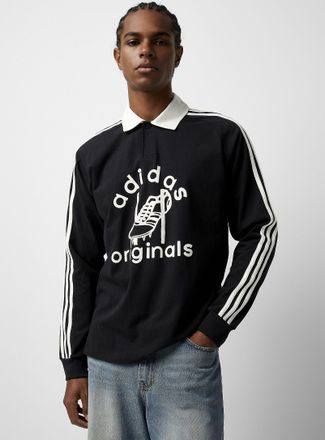 Adidas black and white sweater store