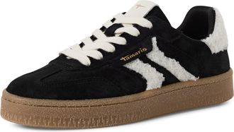 Tamaris Schn&uuml;rschuh Sneaker Damen 1-23723-44 083 Echtleder in schwarz