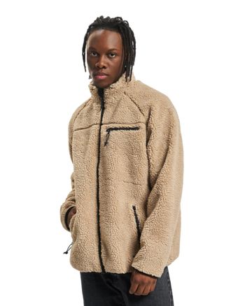 Brandit Teddy Fleece Jacke, Farbe: Beige (Camel), Gr&ouml;&szlig;e M