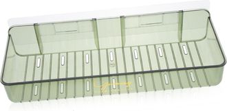 Angoily Transparente Pet Duschablage ohne Bohren Selbstklebendes Badezimmer Wandregal Wasserfestes Rostfreies Aufbewahrungsfach für Zahnbürsten und Toilettenu