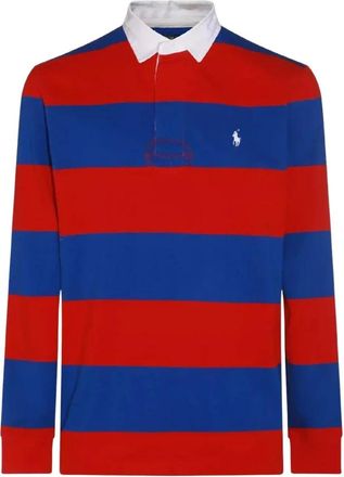 Ralph Lauren Homme, Tops, Multicolore, Taille: L Classic Fit Striped Jersey Rugby Shirt