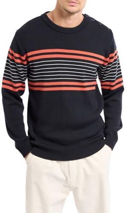 Armor Lux Pull Marin Ray&eacute; en Laine