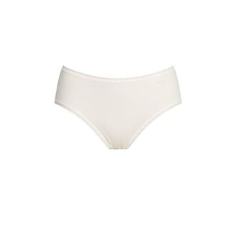 sloggi Lot de 2 culottes unies en coton m&eacute;lang&eacute;