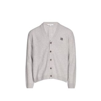 Maison Kitsun&eacute; Cardigan col V en laine