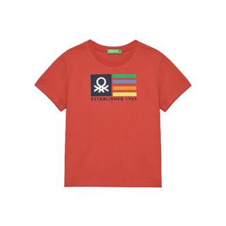 Benetton United Colors Of Benetton T-Shirt 3I1XG10HT Rot Regular Fit