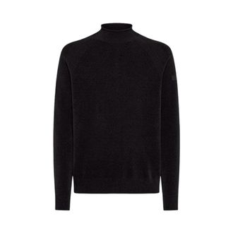 Roberto Ricci Design Weicher Rollkragen Chenille Pullover - - Knitwear - Herren - Schwarzk - 2XL