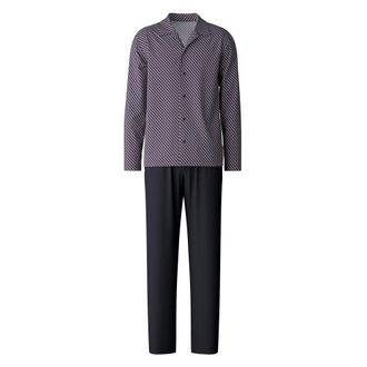 CALIDA Homme, V&ecirc;tements de nuit et de d&eacute;tente, Noir, Taille: L Ensemble Pyjama &Eacute;l&eacute;gant