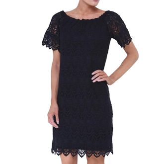 Velvet by Graham & Spencer Gustina Lace Black Dress Size M