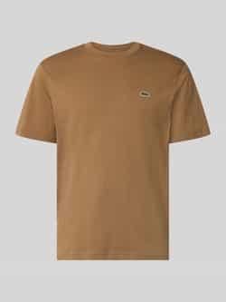 Lacoste Relaxed Fit T-Shirt aus reiner Baumwolle Modell BASIC ON