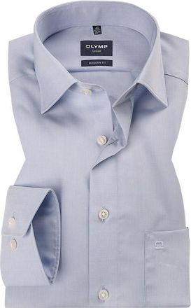 Olymp Herren Hemd blau