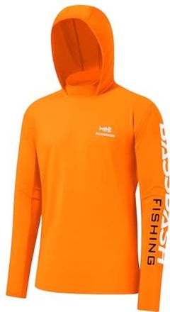 Bassdash Hommes Chemise à Capuche Protection Solaire Sweats à Capuche UPF50 + UV Pull à Capuche à Manches Longues pour la pêche en Plein air, Natation